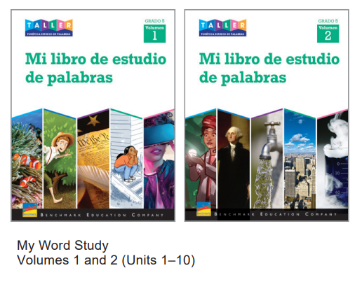 Benchmark Fonética Fifth Grade Individual Student Books – CVESD-CURRICULUM